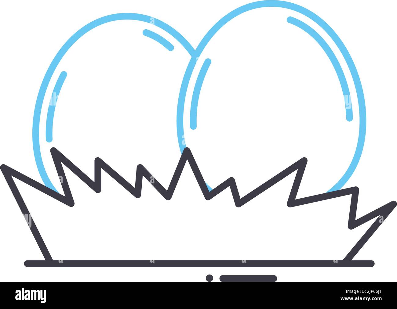 Easter egg outline Stock Vector Images - Alamy