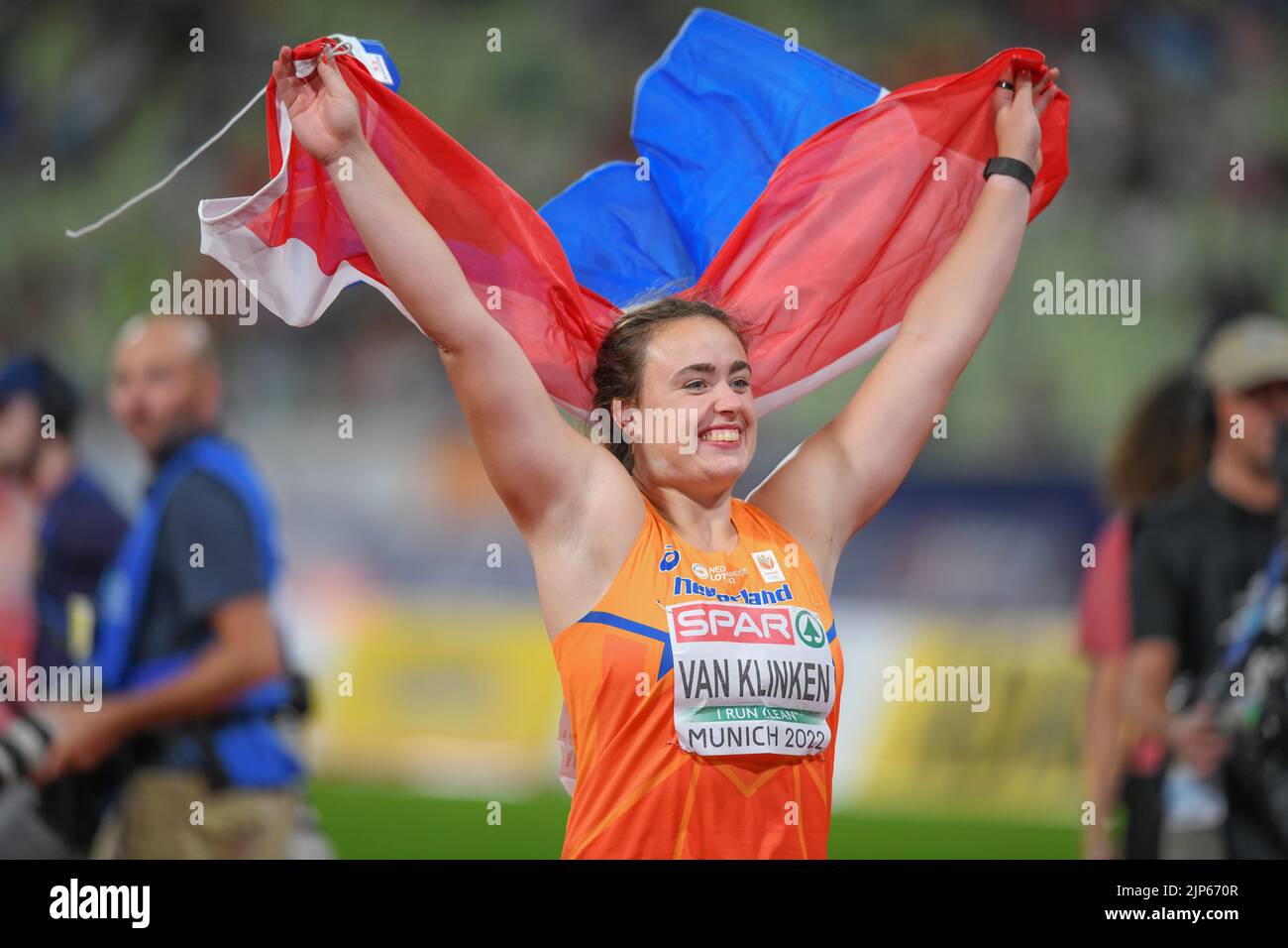 Jorinde Van Klinken (Netherlands, Bronze Medal). Shot Put. European ...