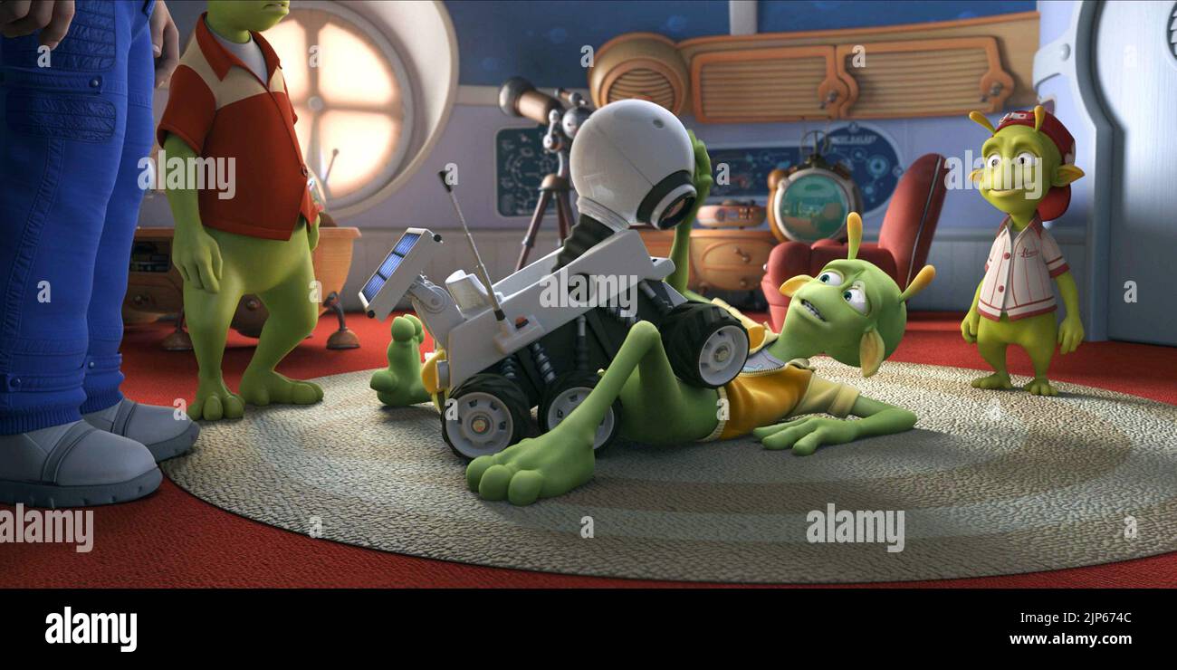ROVER, SKIFF, ECKLE, PLANET 51, 2009 Stock Photo - Alamy