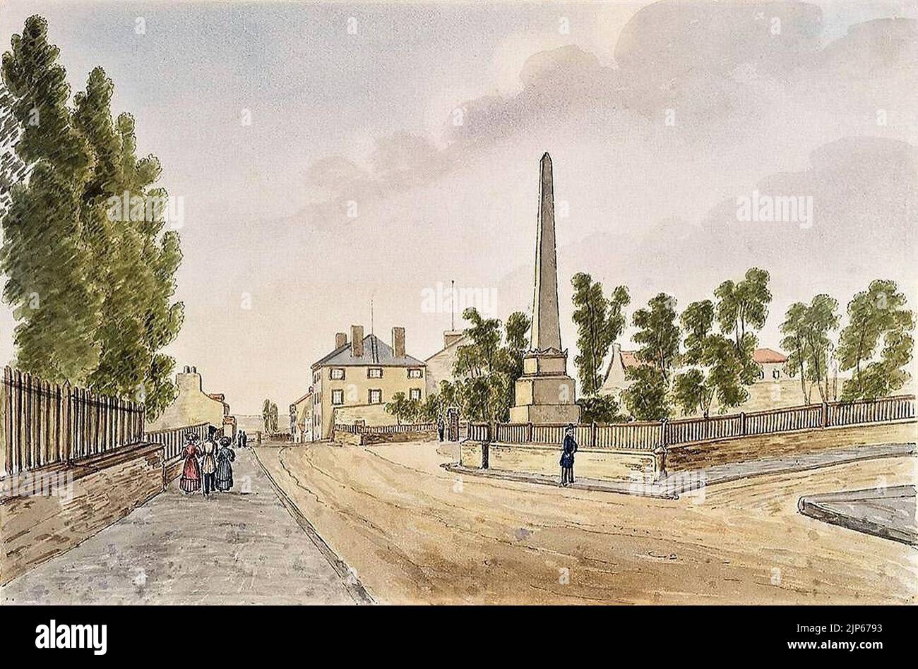 The Montcalm and Wolfe Monument Stock Photo - Alamy