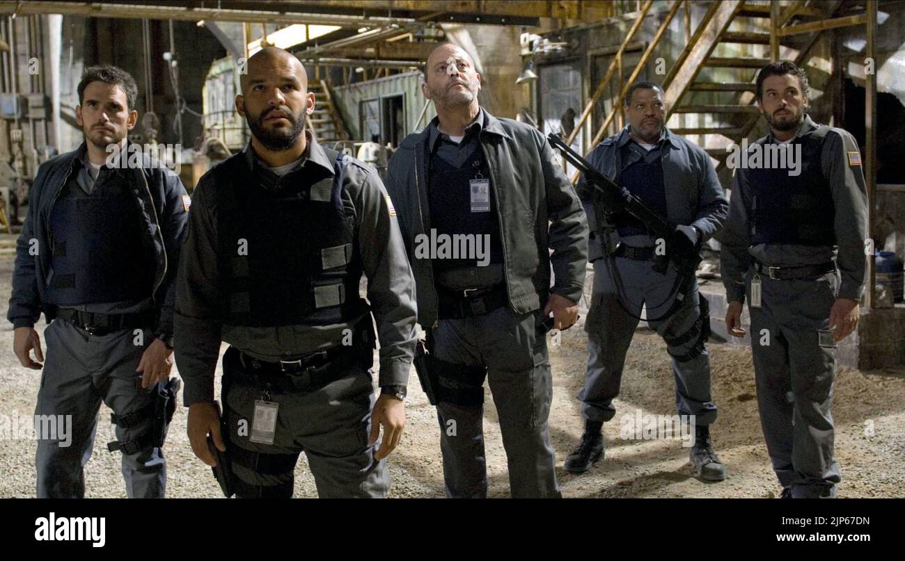 MATT DILLON, AMAURY NOLASCO, JEAN RENO, LAURENCE FISHBURNE, SKEET ULRICH, ARMORED, 2009 Stock ...