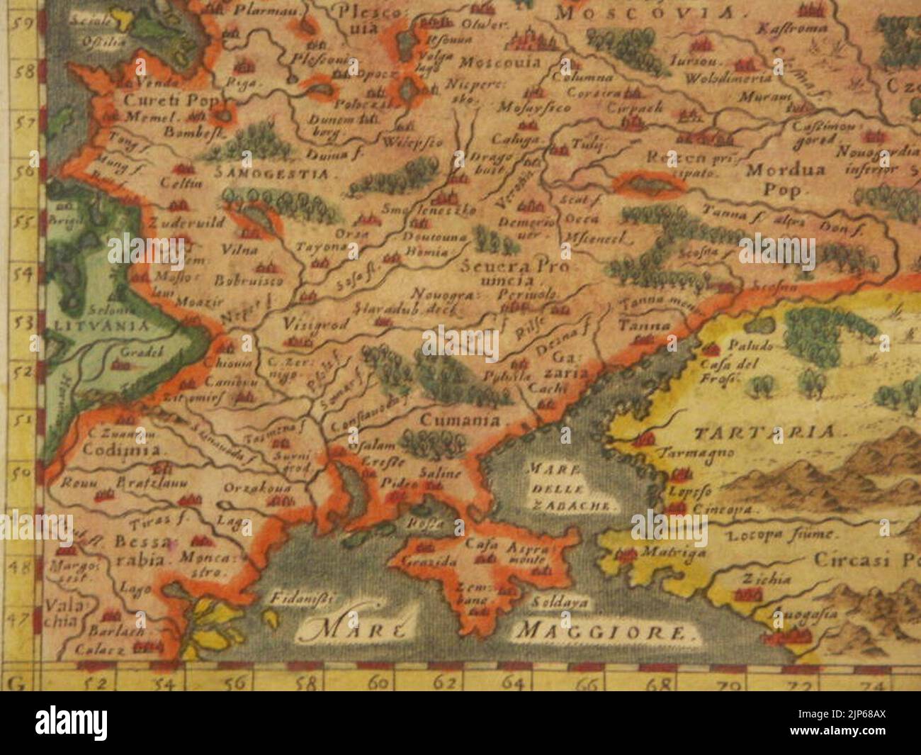 The Moscovian empire (1600) southwest Stock Photo - Alamy