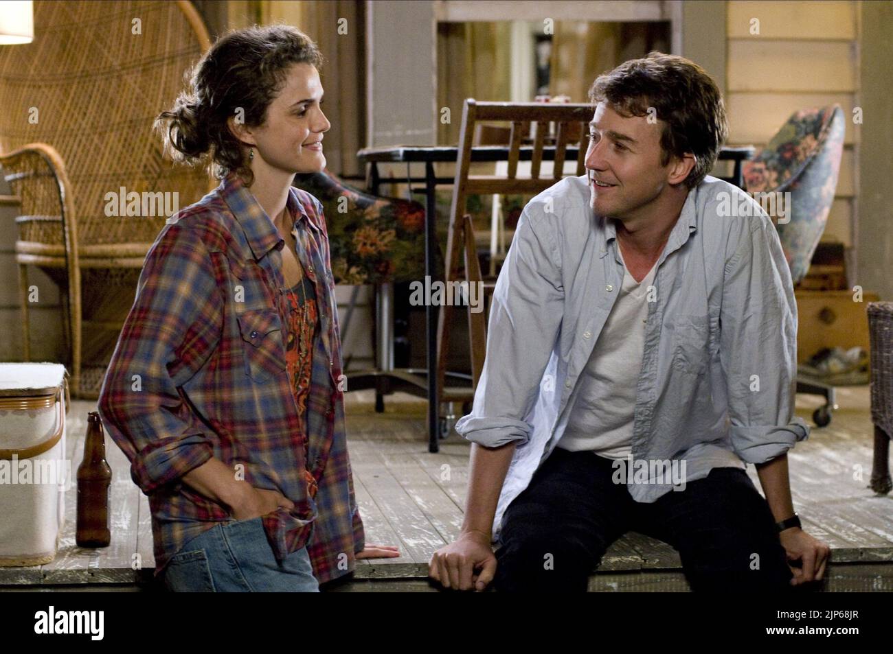 KERI RUSSELL, EDWARD NORTON, LEAVES OF GRASS, 2009 Stock Photo - Alamy
