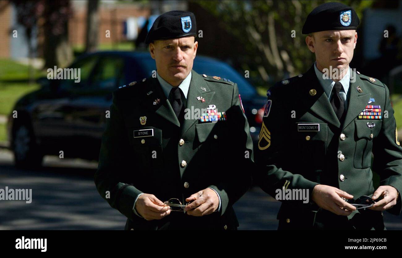 WOODY HARRELSON, BEN FOSTER, THE MESSENGER, 2009 Stock Photo - Alamy