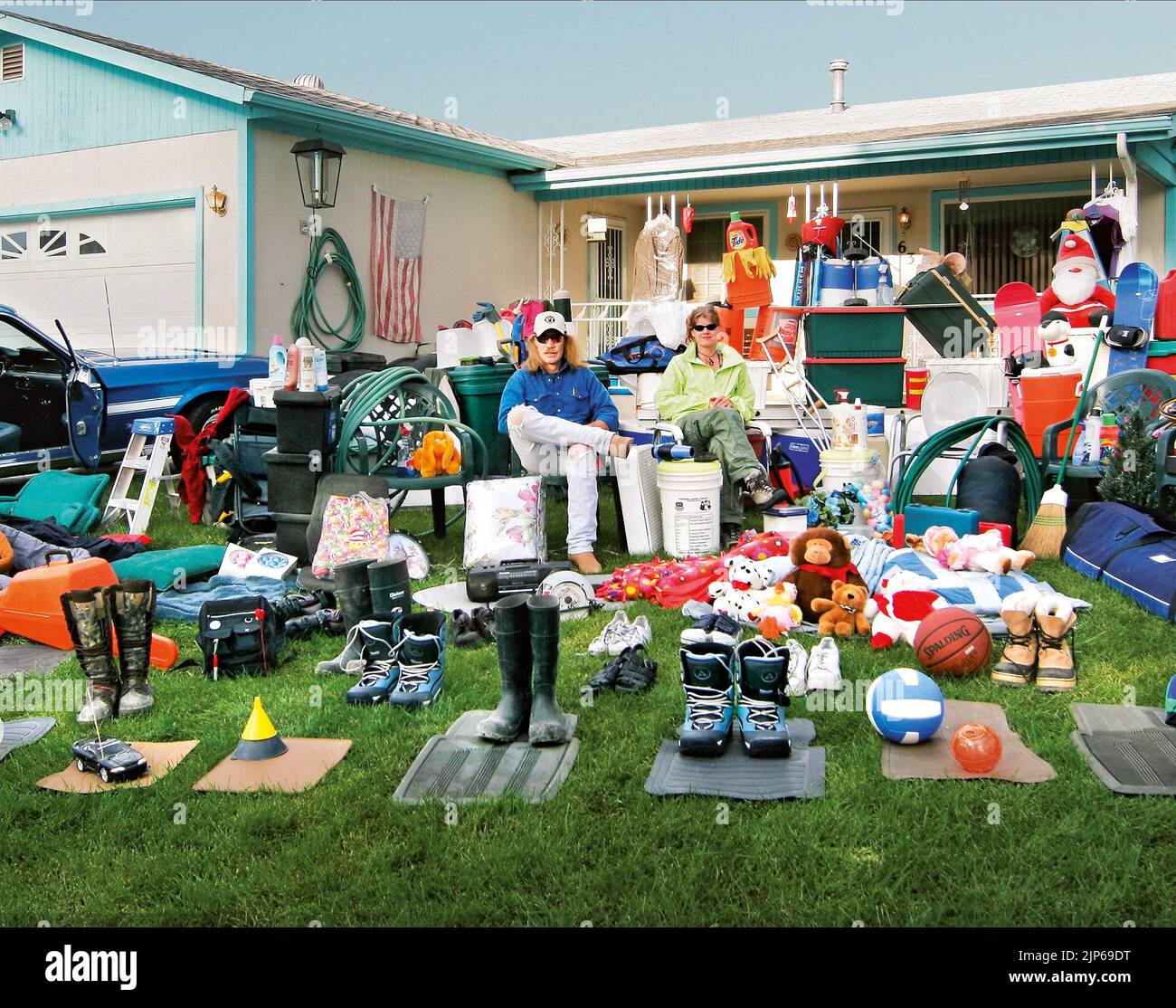 PLASTIC PRODUCTS OUTSIDE OF HOUSE, PLASTIC PLANET, 2009 Stock Photo - Alamy