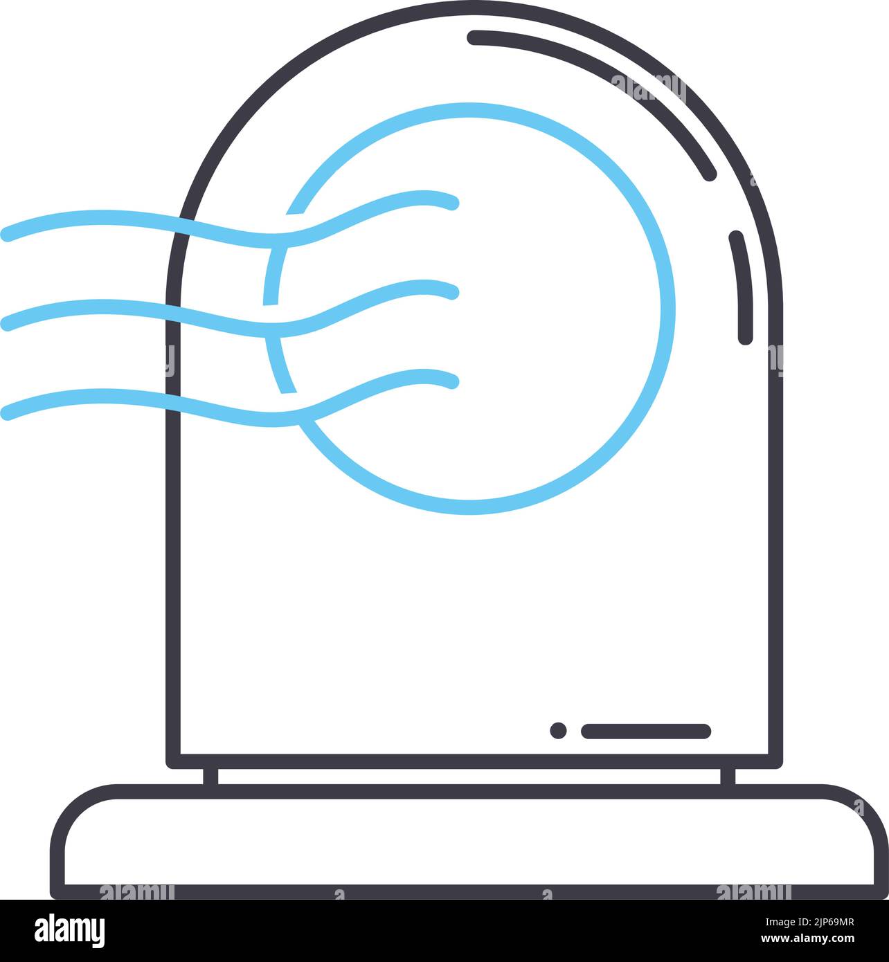 closet line icon, outline symbol, vector illustration, concept sign ...