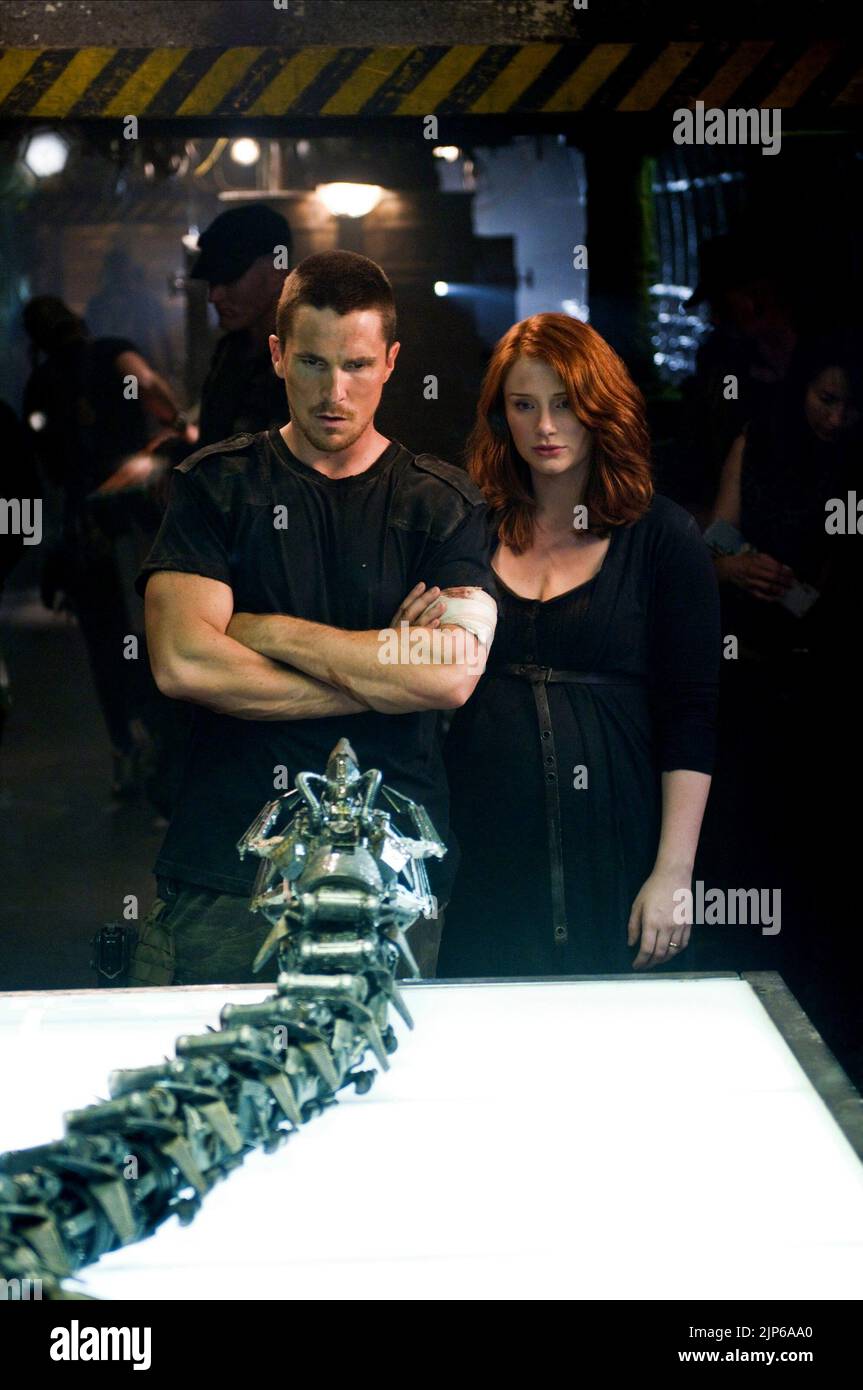 CHRISTIAN BALE, BRYCE DALLAS HOWARD, TERMINATOR SALVATION, 2009 Stock ...