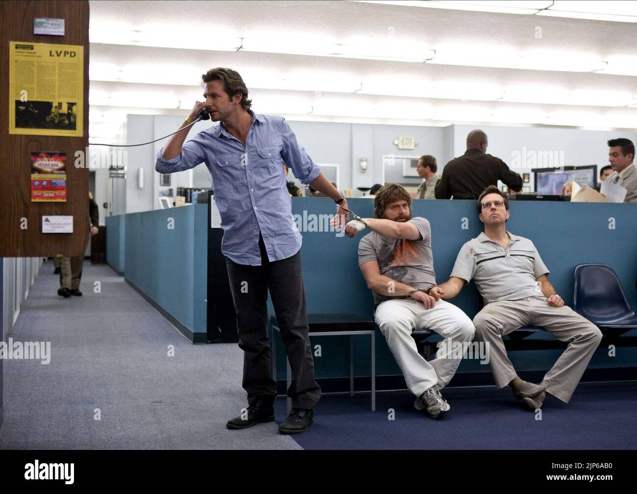 BRADLEY COOPER, ZACH GALIFIANAKIS, ED HELMS, THE HANGOVER, 2009 Stock ...