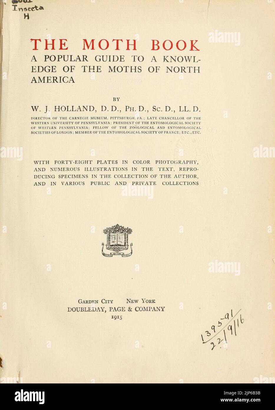 The moth book Stock Photo - Alamy