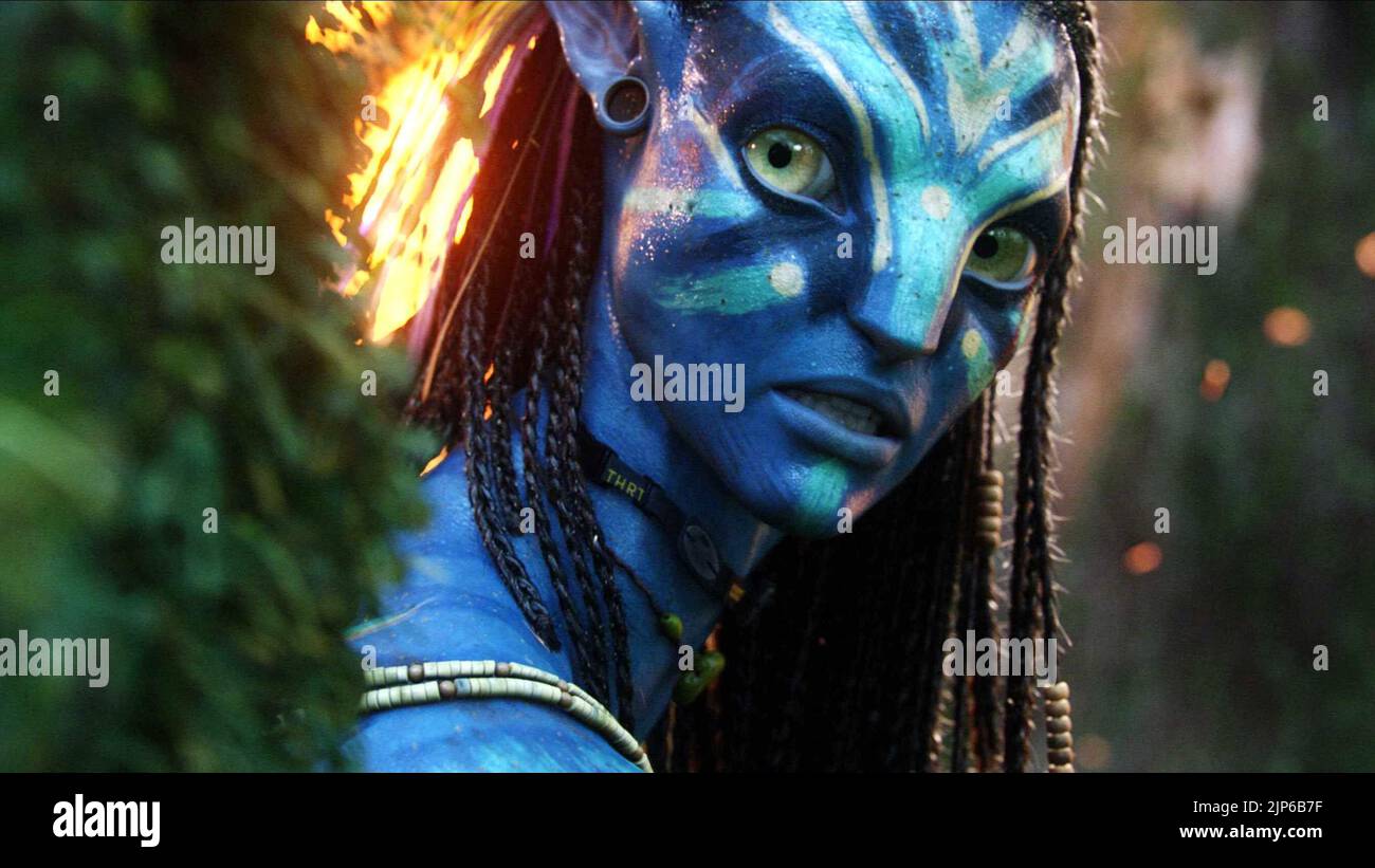 ZOE SALDANA, AVATAR, 2009 Stock Photo - Alamy