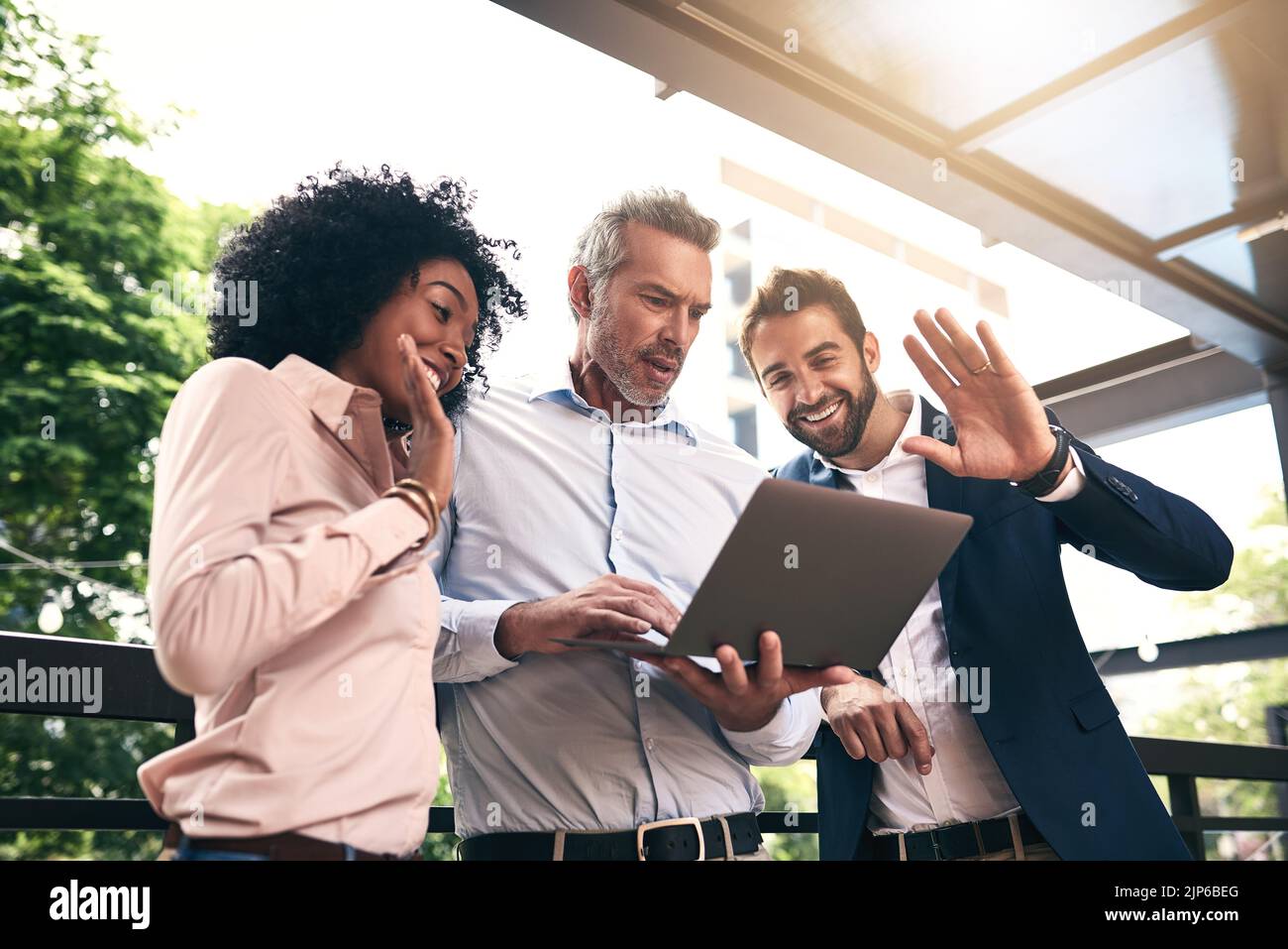 Take your business all across the world. a group of businesspeople ...