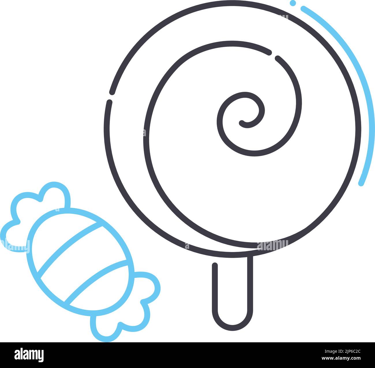 Vector lollipop icon hi-res stock photography and images - Alamy