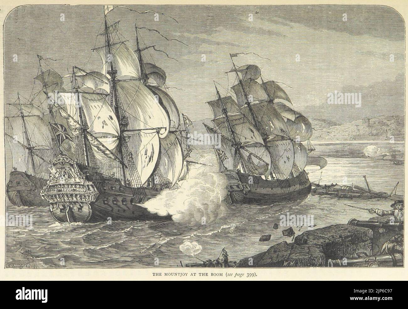 The Mountjoy at the boom Stock Photo - Alamy