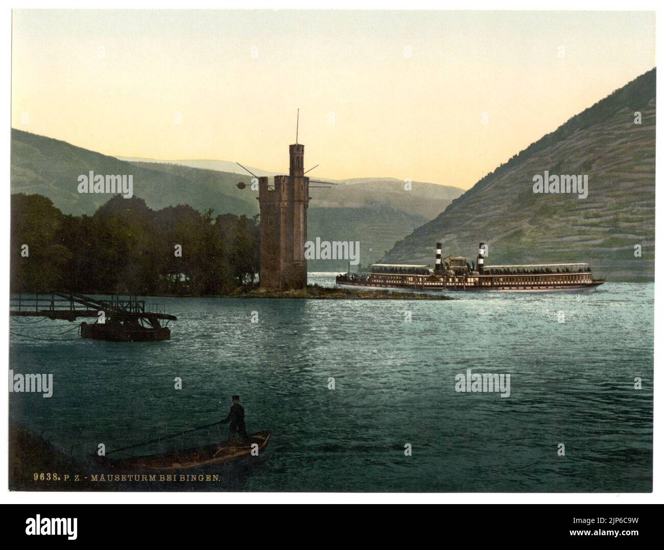 The Mouse Tower, Bingen, the Rhine, Germany Stock Photo - Alamy