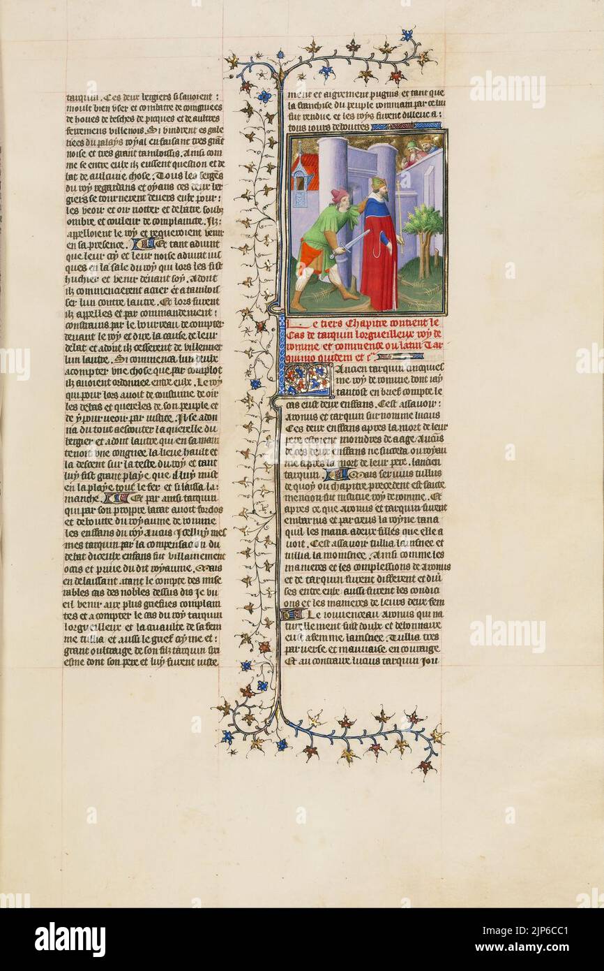 The Murder of King Servius by His Son-in-Law Stock Photo - Alamy