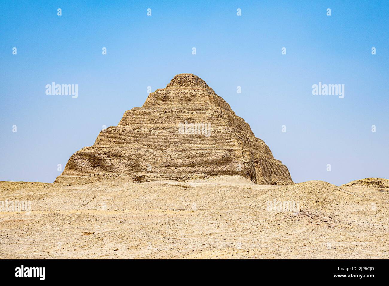 Giza, Egypt - 15 Aug 2022, The Step pyramid of Djoser, with Enclosure ...