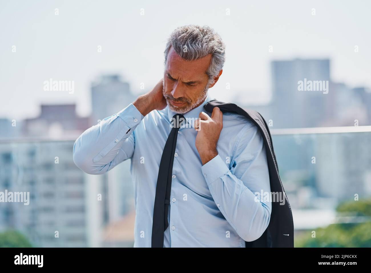 Mature man experiencing discomfort hi-res stock photography and images ...