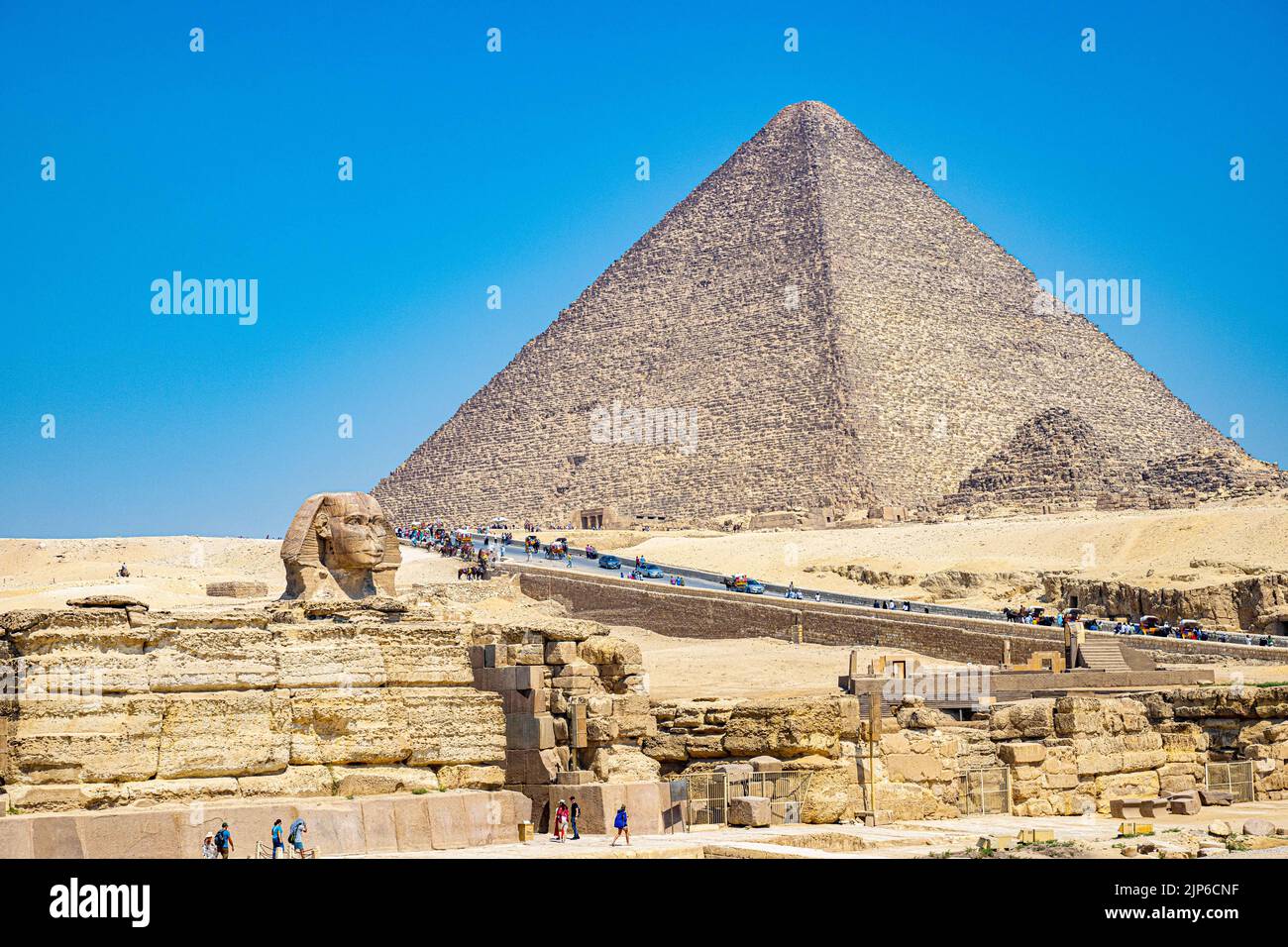Giza, Egypt - 15 Aug 2022, The Great Pyramid, the largest Egyptian ...