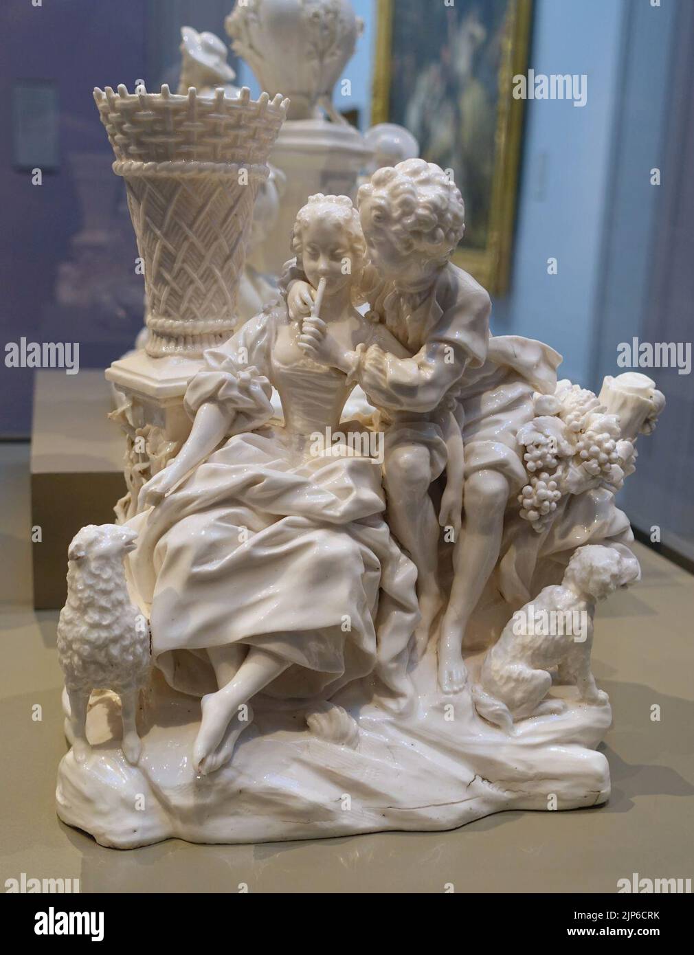 The Music Lesson, designed by Francois Boucher, Vincennes Porcelain ...