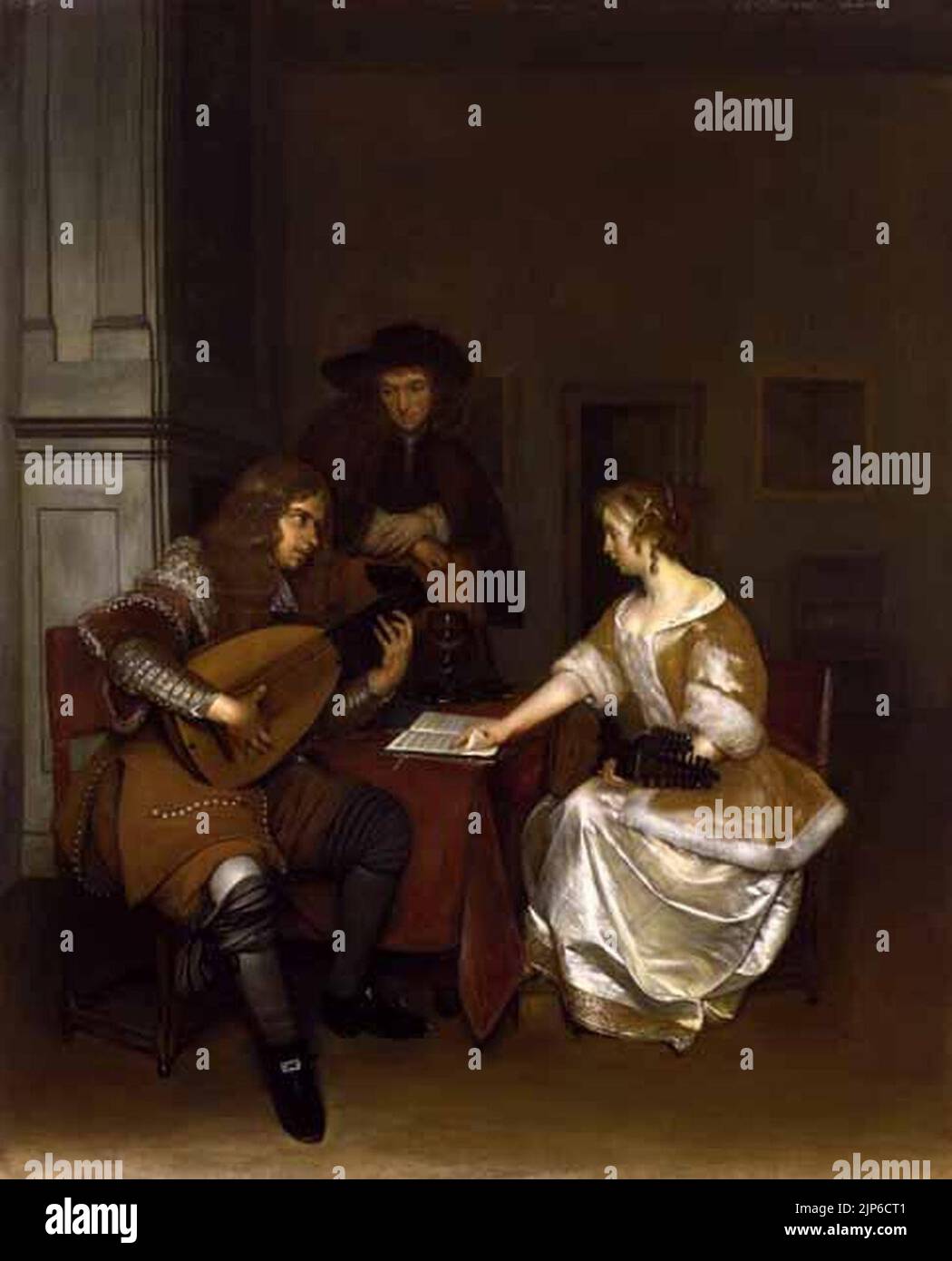 The Music Lesson Stock Photo - Alamy