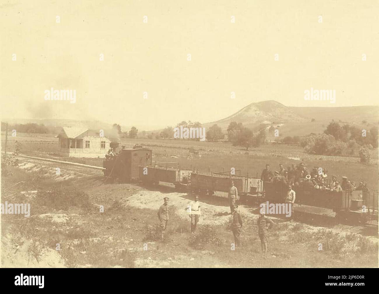 The narrow gauge Kaspichan - Todor Ikonomov with a branch from Ruzhitsa ...