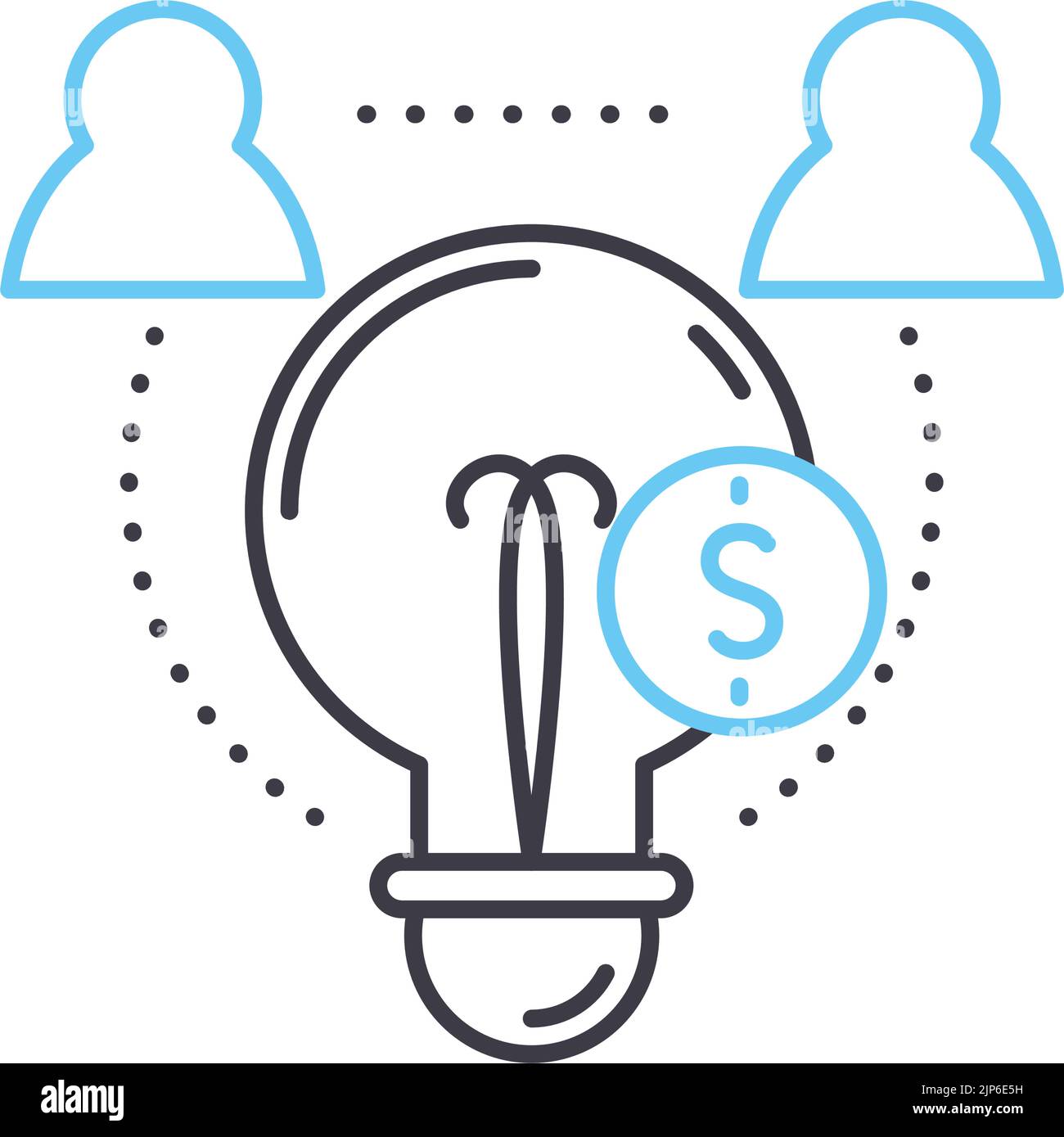 creator line icon, outline symbol, vector illustration, concept sign ...