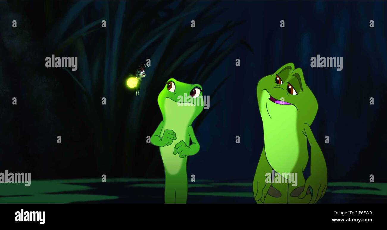 RAY,TIANA,NAVEEN, THE PRINCESS AND THE FROG, 2009 Stock Photo - Alamy