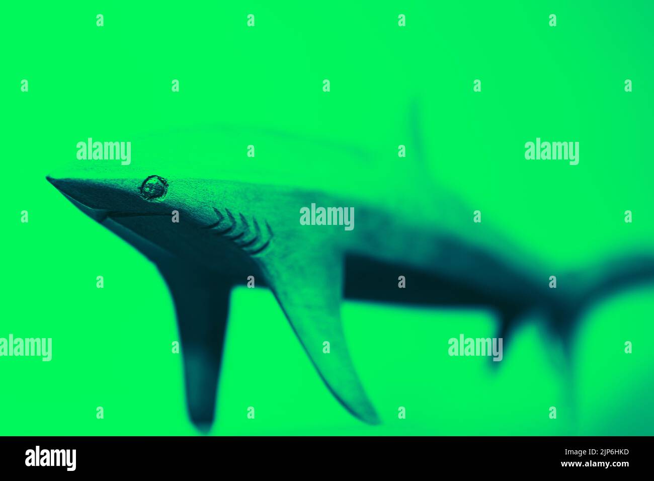 Miniature wooden shark . Figurine of predator fish . Wood carving Stock ...