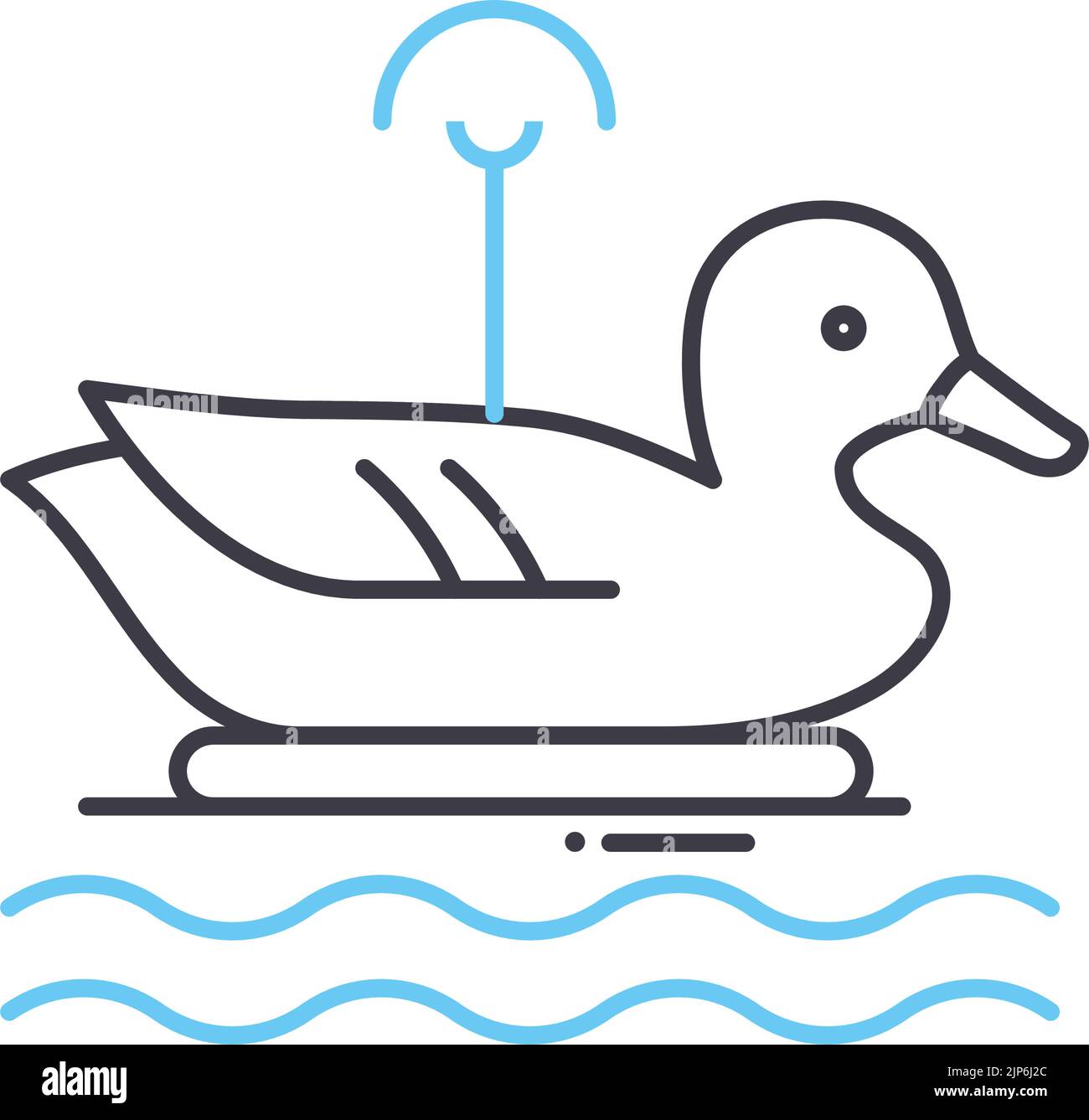 decoy line icon, outline symbol, vector illustration, concept sign ... decoy line icon, outline symbol, vector illustration, concept sign ...