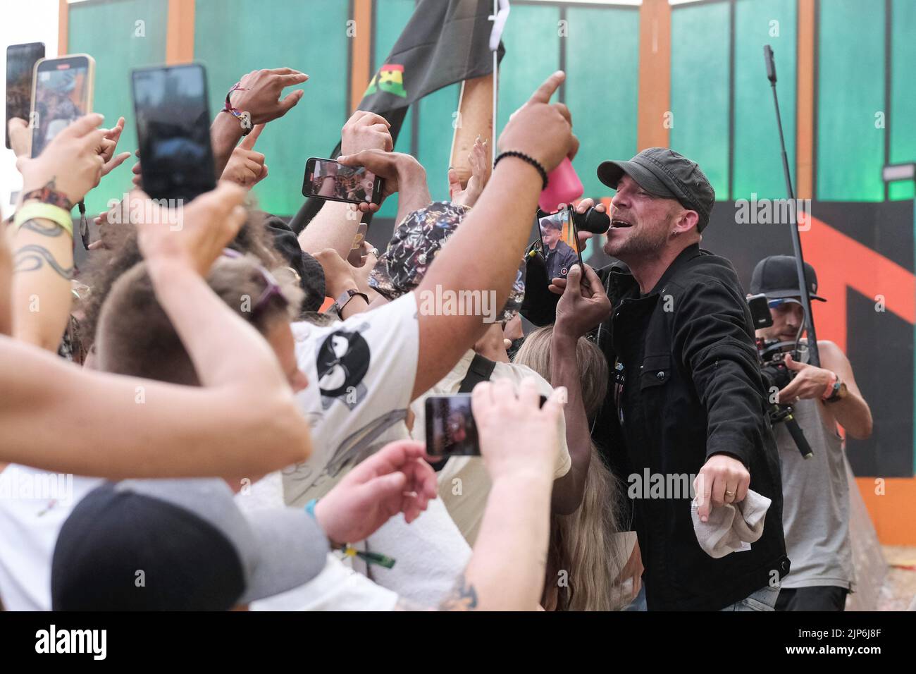 Winchester, UK. 14th Aug, 2022. Reggae artist Collie Buddz (born Colin ...