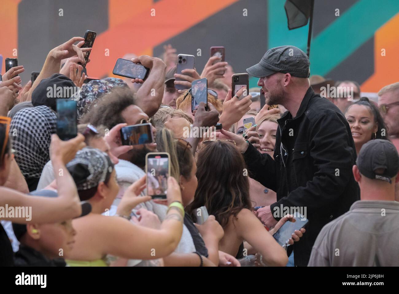 Winchester, UK. 14th Aug, 2022. Reggae artist Collie Buddz (born Colin ...