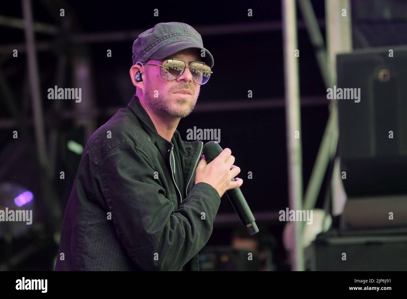 Winchester, UK. 14th Aug, 2022. Reggae artist Collie Buddz (born Colin ...