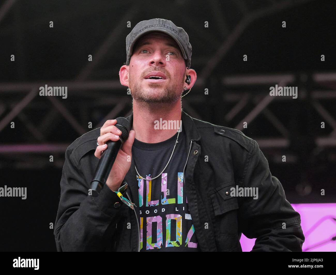 Winchester, UK. 14th Aug, 2022. Reggae artist Collie Buddz (born Colin ...