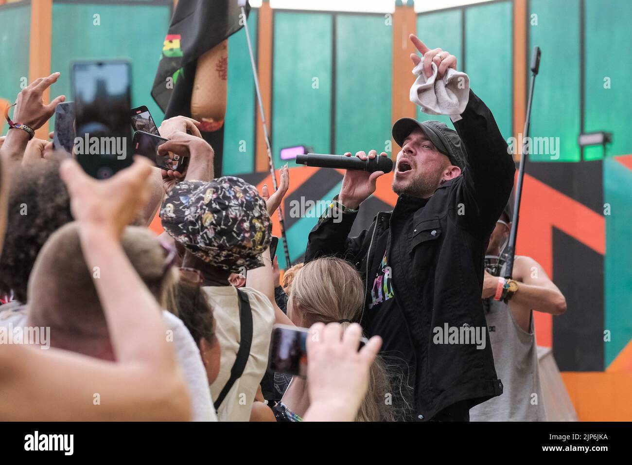 Winchester, UK - 14 Aug 2022, Reggae artist Collie Buddz (born Colin ...