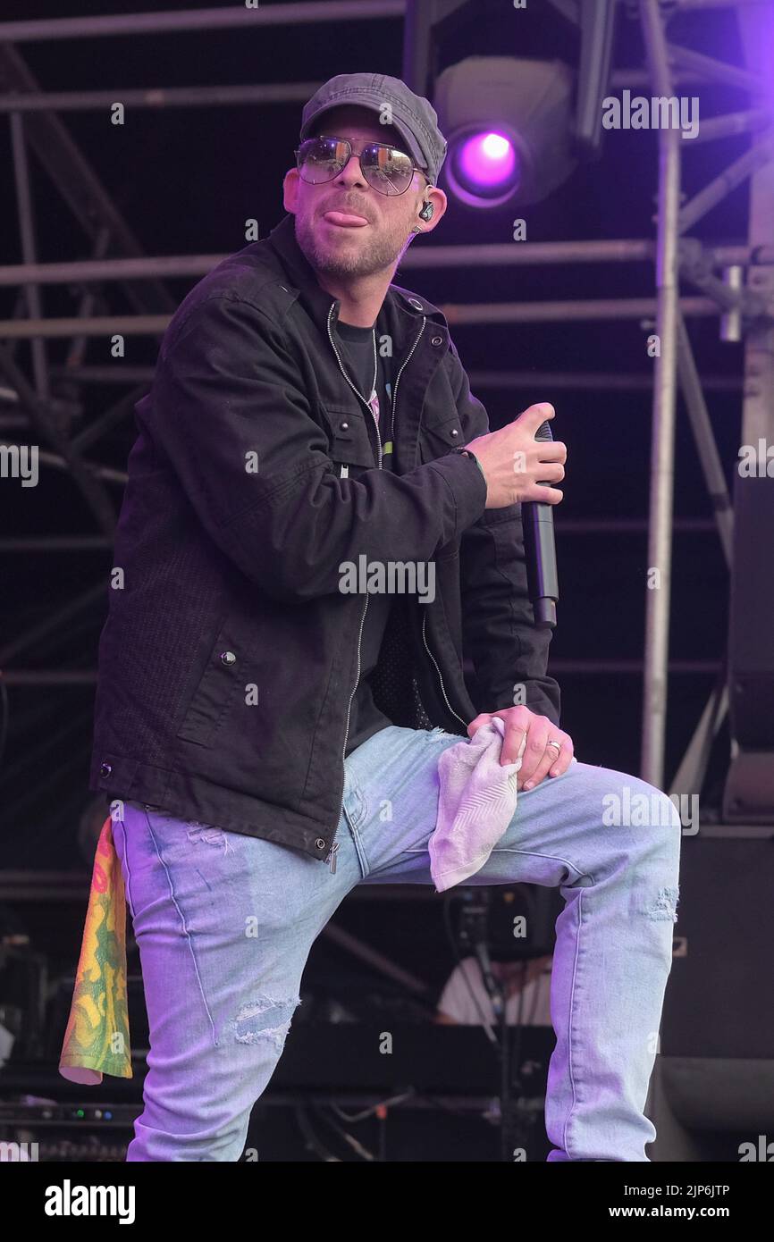 Winchester, UK - 14 Aug 2022, Reggae artist Collie Buddz (born Colin ...