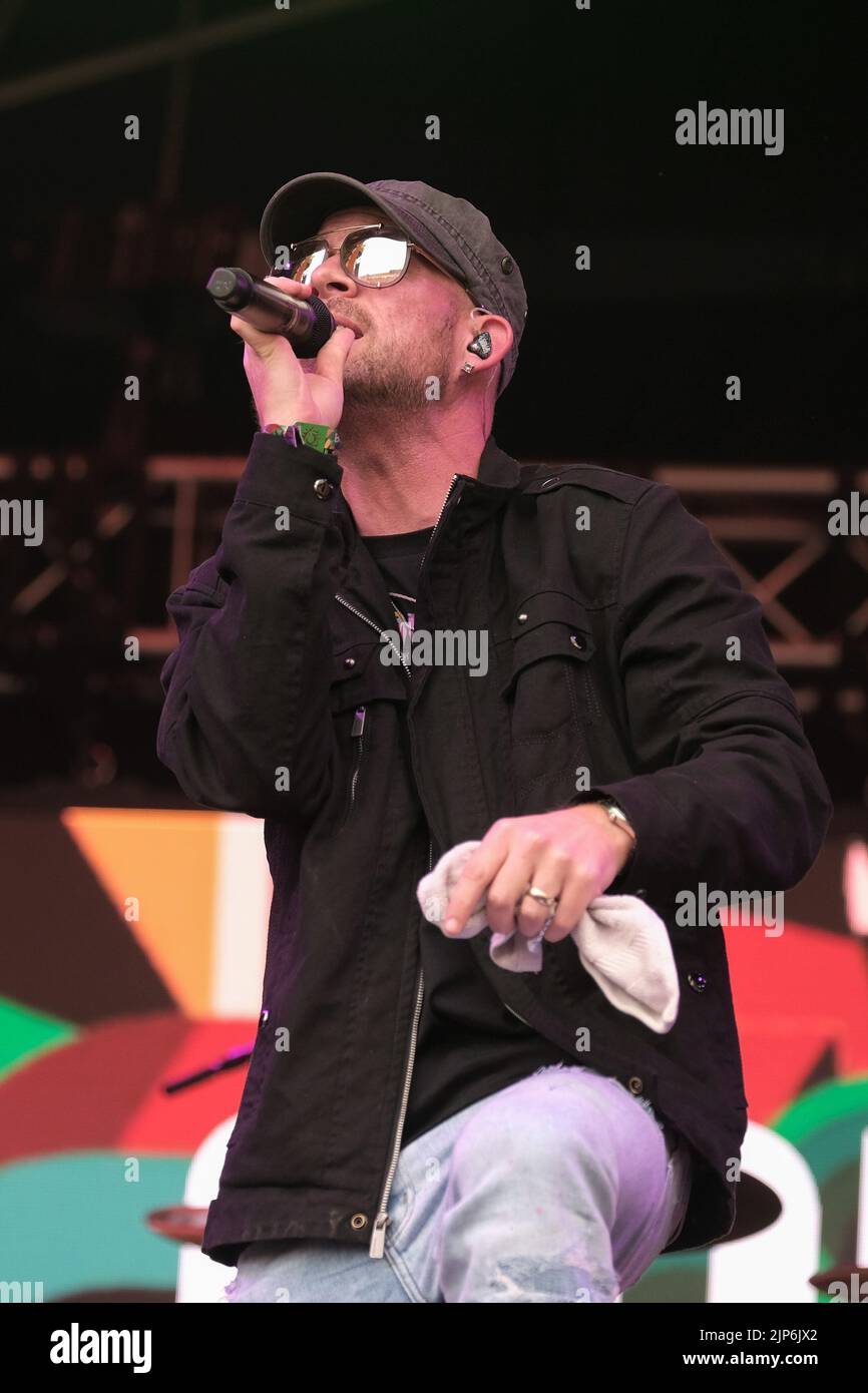 Winchester, UK. 14th Aug, 2022. Reggae artist Collie Buddz (born Colin ...