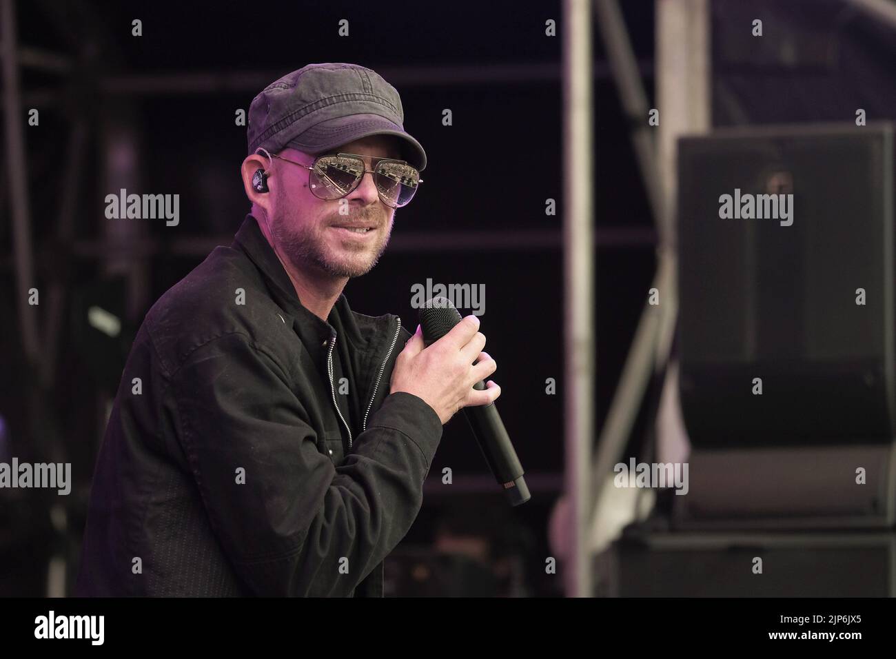 Winchester, UK. 14th Aug, 2022. Reggae artist Collie Buddz (born Colin ...