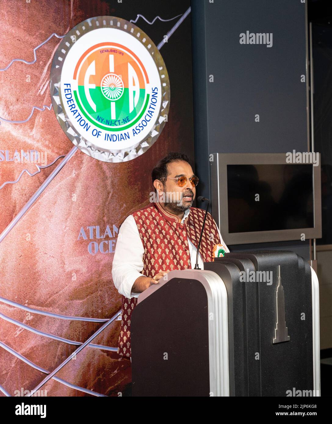 New York, NY - August 15, 2022: Shankar Mahadevan, singer and composer ...