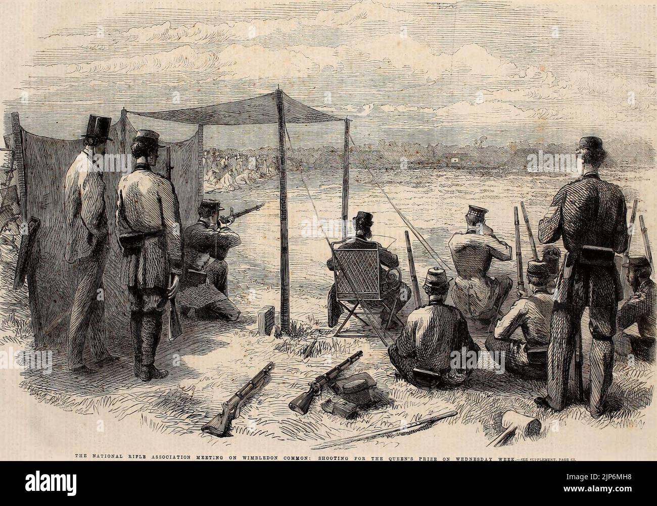 The National Rifle Association Meeting on Wimbledon Common, Shooting ...