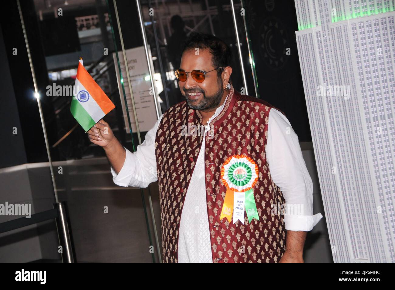New York, United States. 15th Aug, 2022. Famous Indian Singer and ...