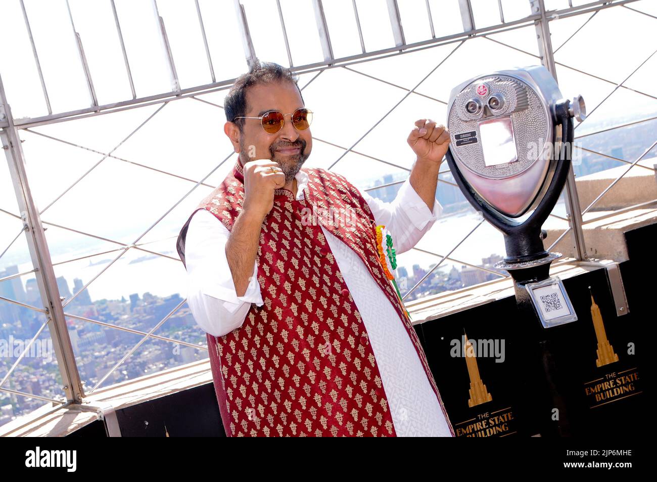 New York, United States. 15th Aug, 2022. Famous Indian Singer and ...