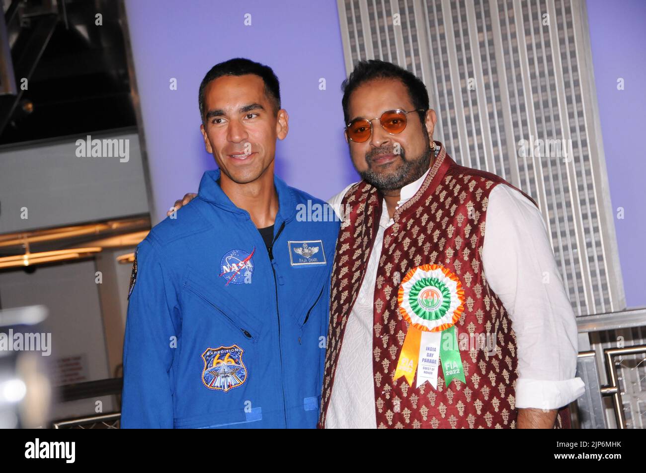 New York, United States. 15th Aug, 2022. Raja Chari and Shankar ...
