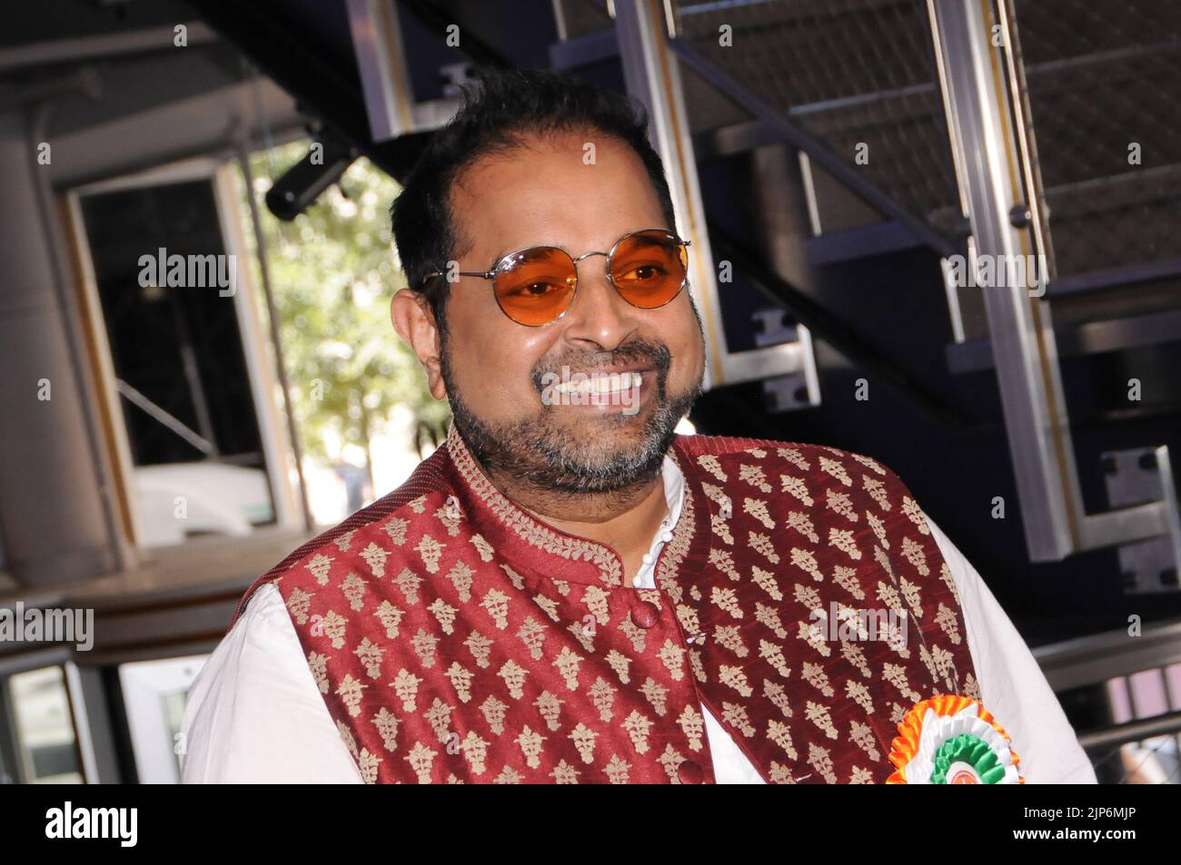 New York, United States. 15th Aug, 2022. Famous Indian Singer and ...