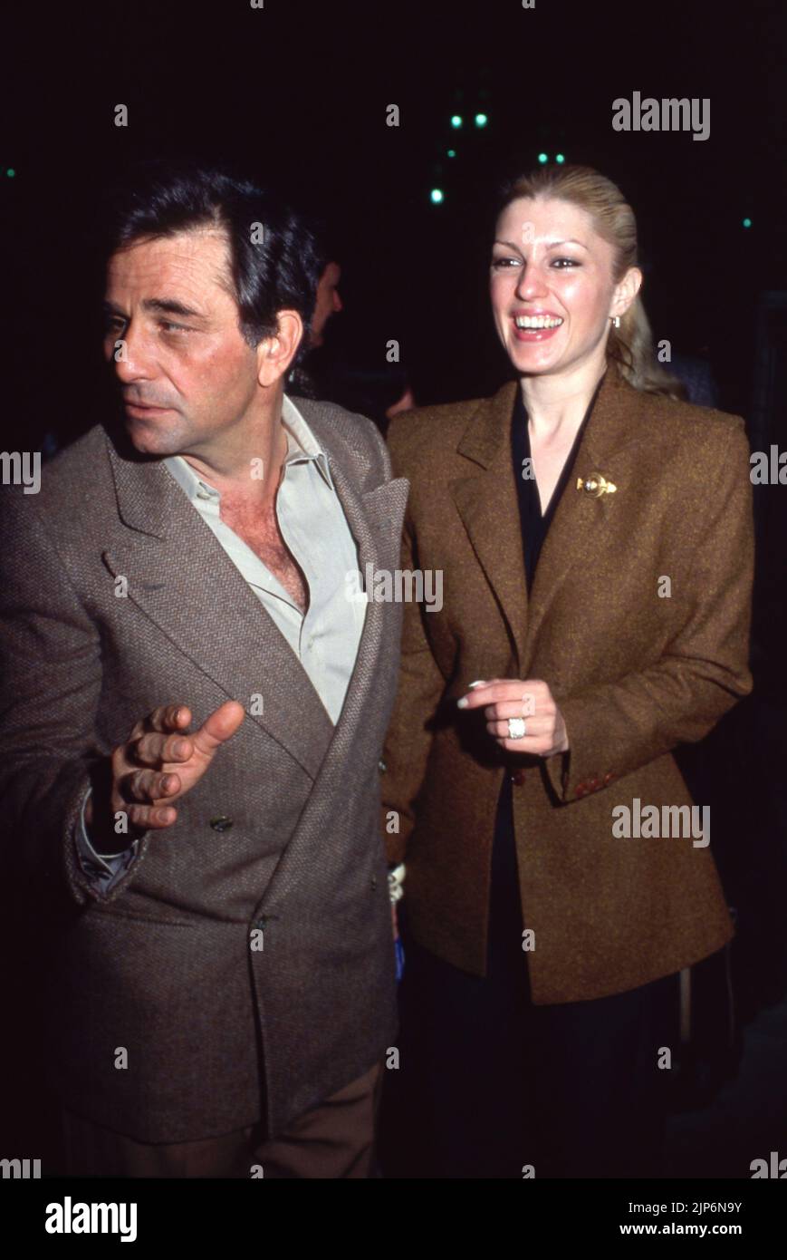 Peter Falk and Shera Danese Circa 1980's Credit: Ralph Dominguez ...