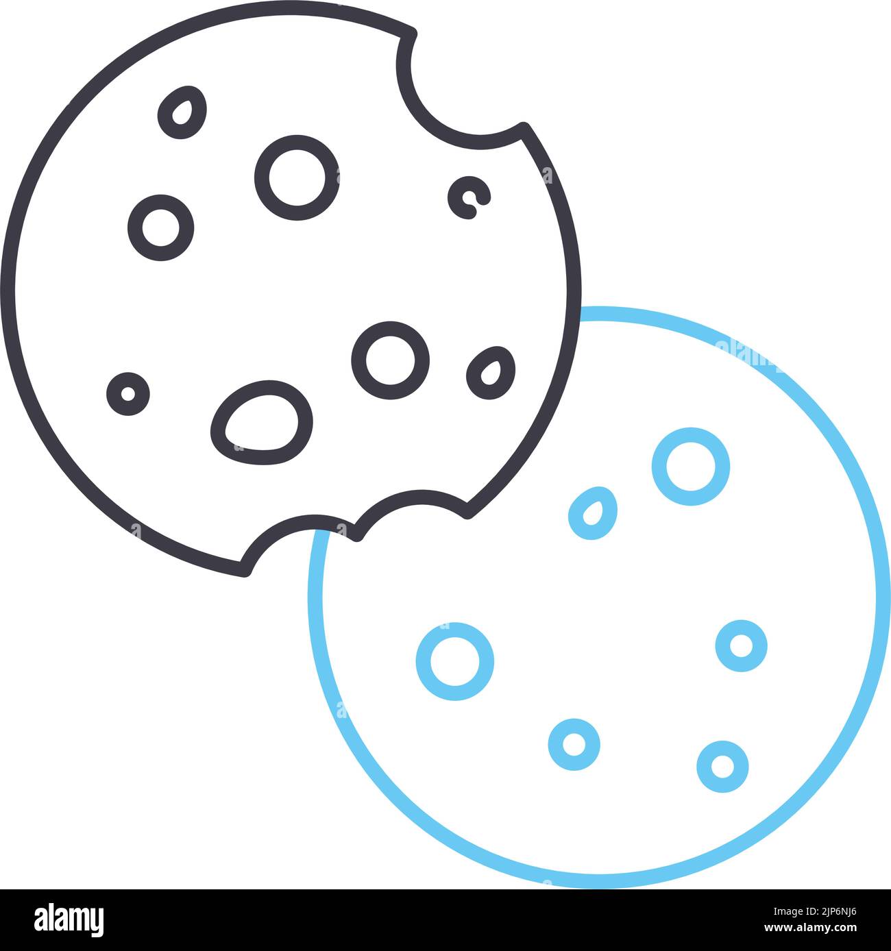 Chocolate Chip Cookie Outline