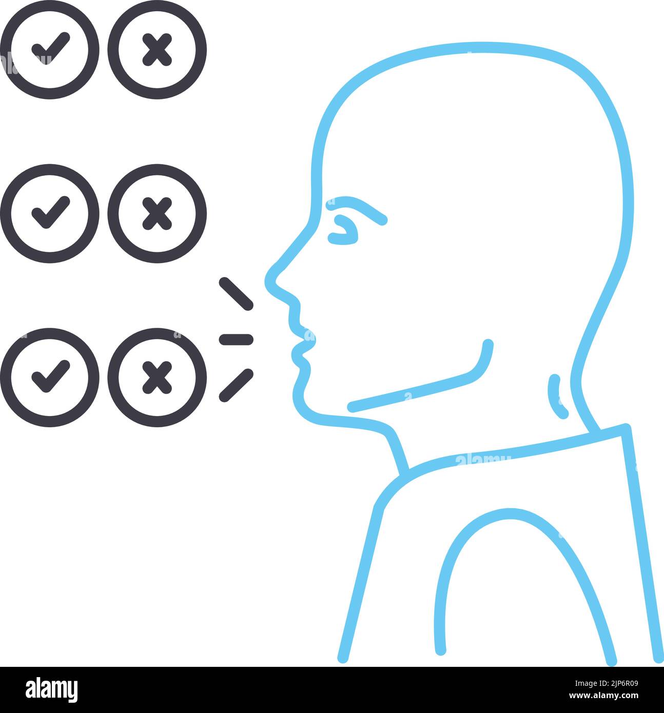 ethics line icon, outline symbol, vector illustration, concept sign ... ethics line icon, outline symbol, vector illustration, concept sign ...