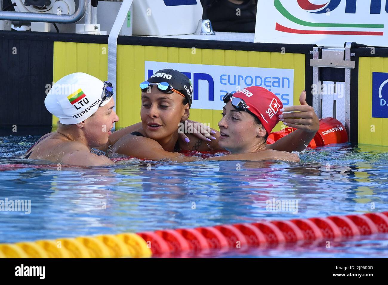 Rome, Italy. 15th August 2022, MAMIE Lisa (SUI) during the LEN European ...