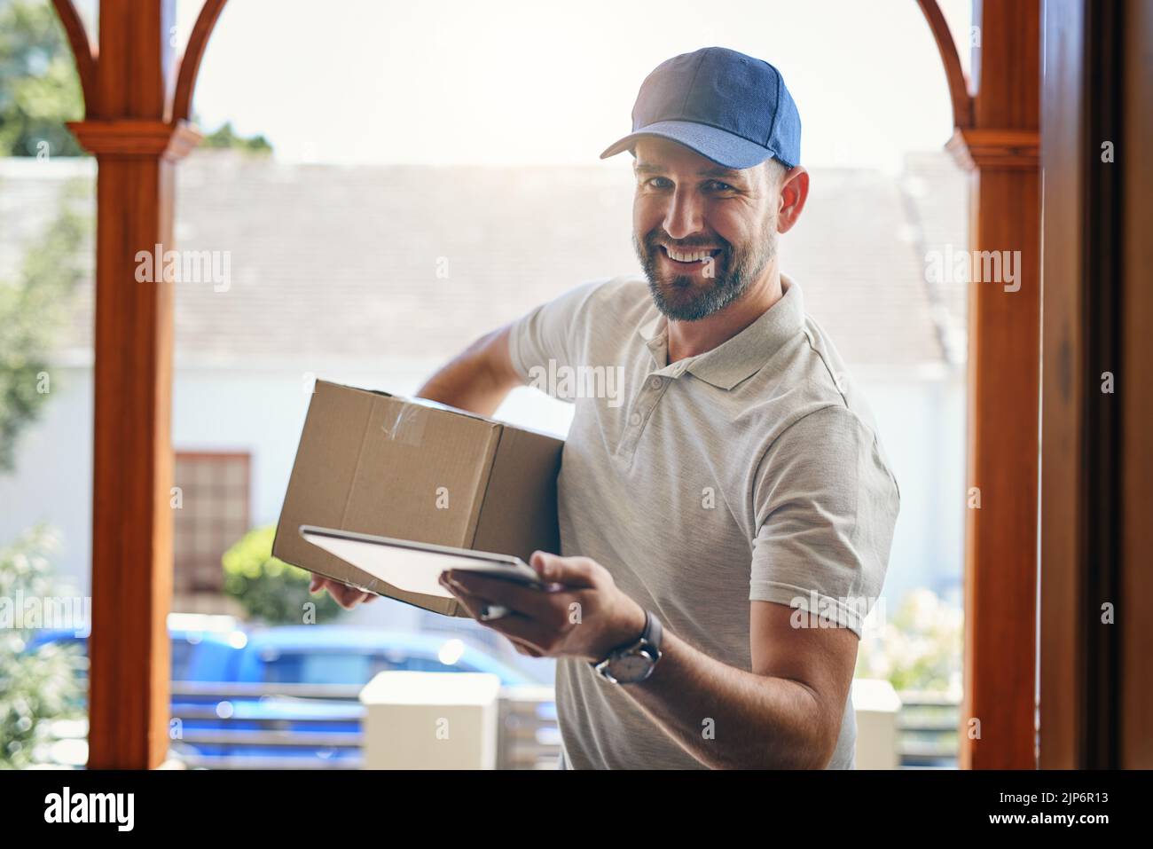 I trust you werent waiting very long for this delivery. Portrait of a ...