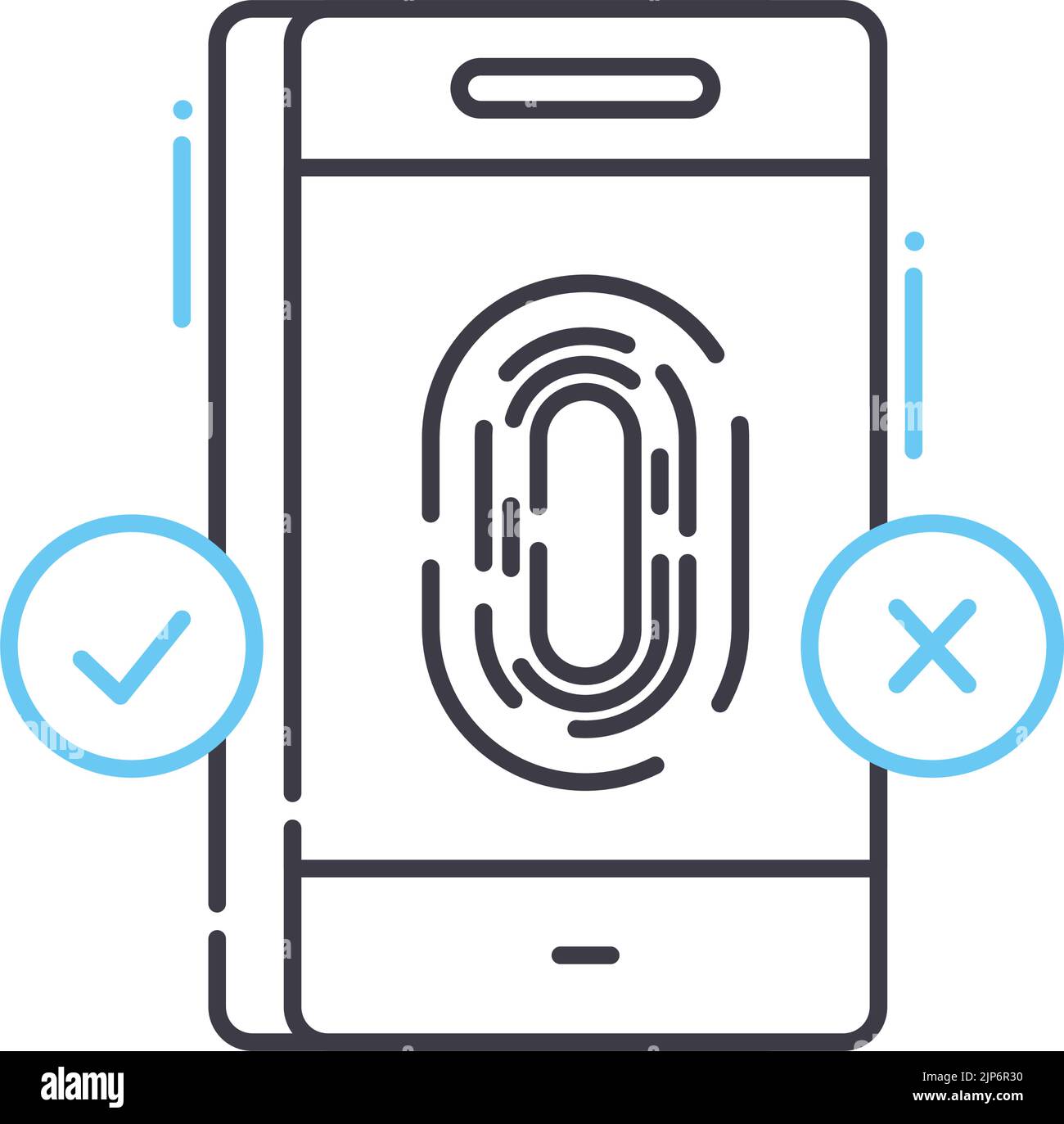 claimed system line icon, outline symbol, vector illustration, concept sign Stock Vector Image ...