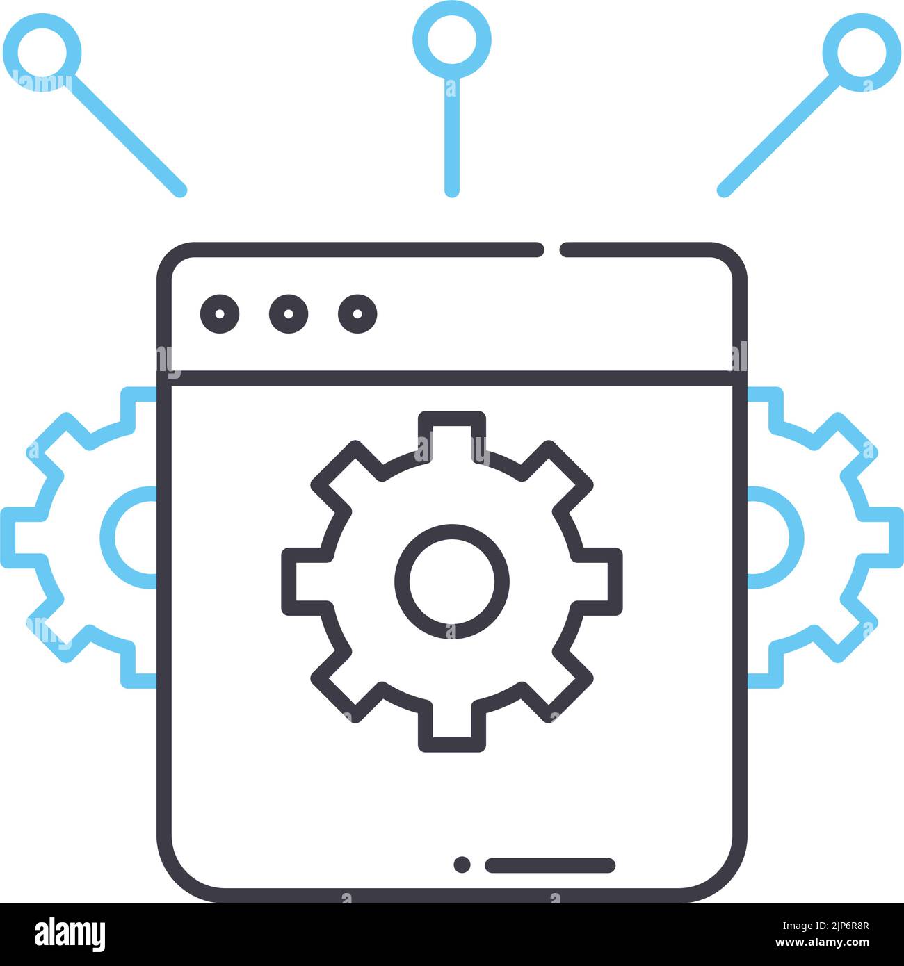 Development icon hi-res stock photography and images - Alamy